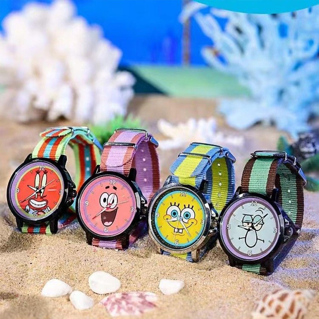 Cartoon SpongeBob Children's Quartz Wristwatches Patrick Star Anime ...