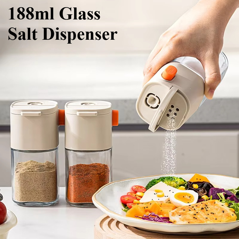188ml Quantitative Seasoning Dispenser Bottle 0.5g Precise Salt Bottle ...