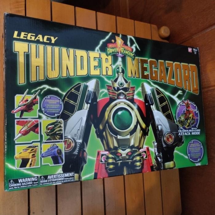 Bandai DX Legacy Thunder Megazord / Gosei Gattai Dairen Oh - Power ...