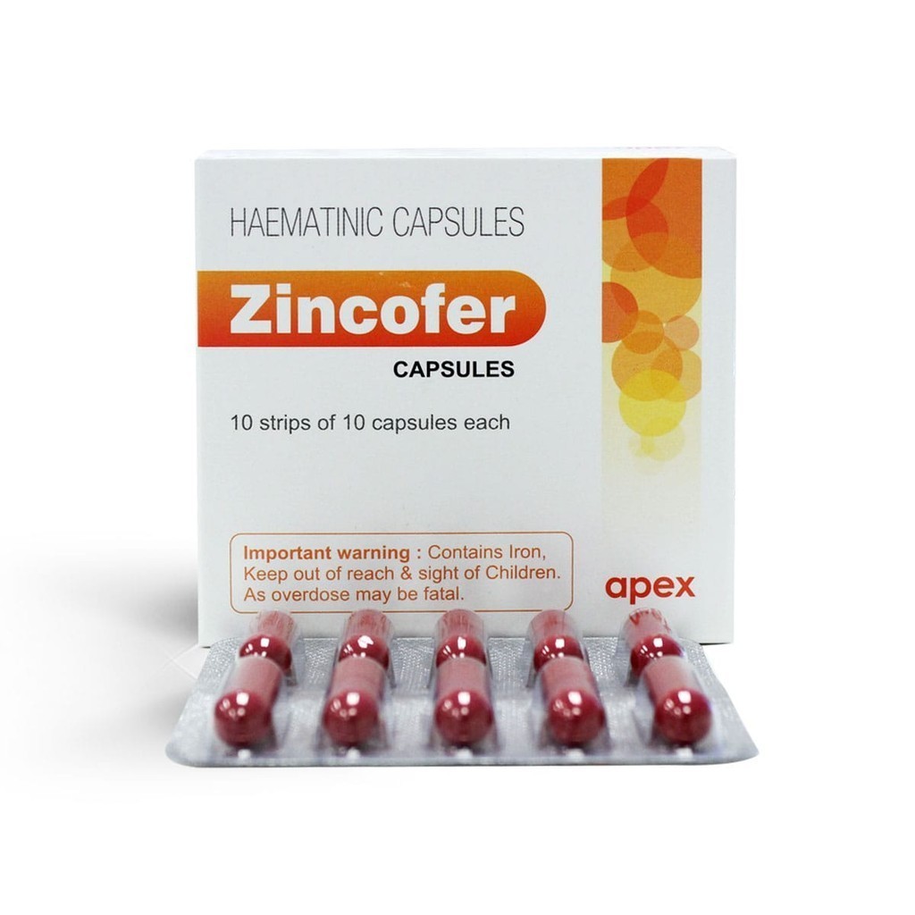 ZINCOFER CAPSULES 10'S | 10'SX10 (EXP:01/2026) | Shopee Malaysia