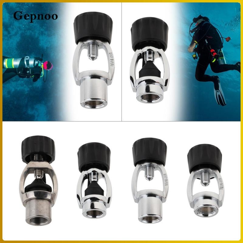 Gepnoo Scuba Diving Regulator Adapter Heavy Duty Scuba Bottle Adapter ...