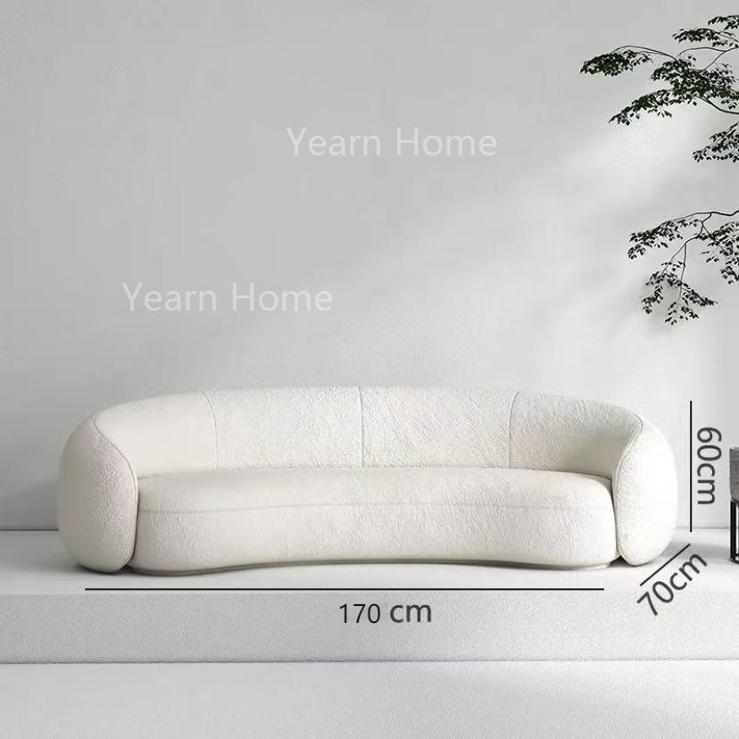 ApeHome curved sofa For 2-3 Seater for Hotel and Office For Living Room ...