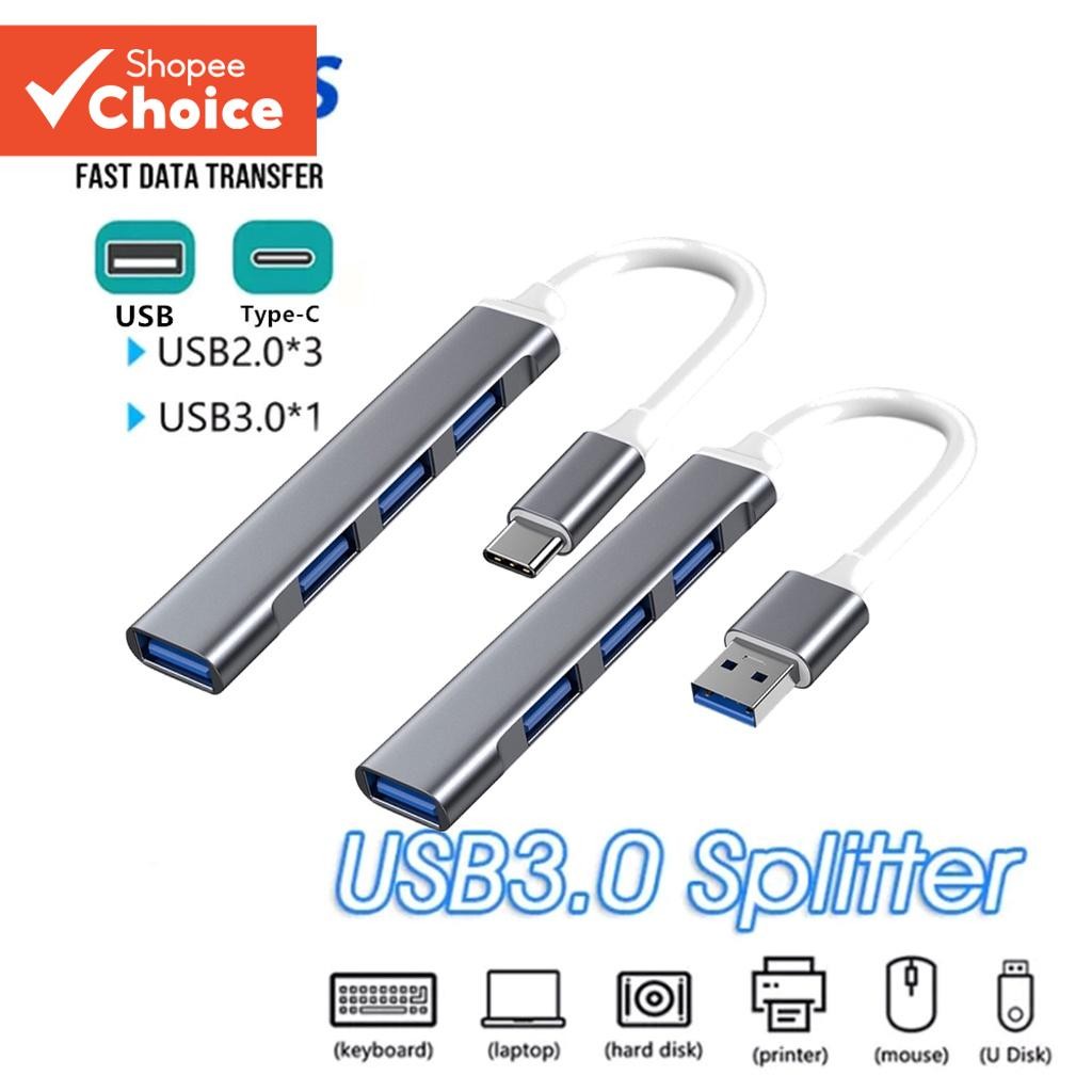 USB Hub OTG Type C High Speed 4 Port Multi Splitter Adapter OTG For ...
