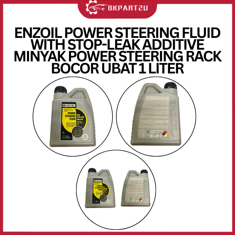 ENZOIL POWER STEERING FLUID WITH STOP-LEAK ADDITIVE MINYAK POWER ...
