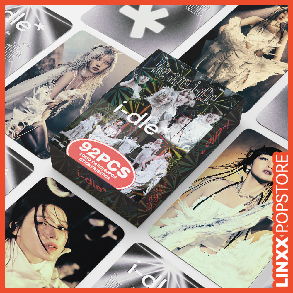 LINXX 92pcs GIDLE We Are Idle Comeback Lomo Cards Set Kpop HD Images ...