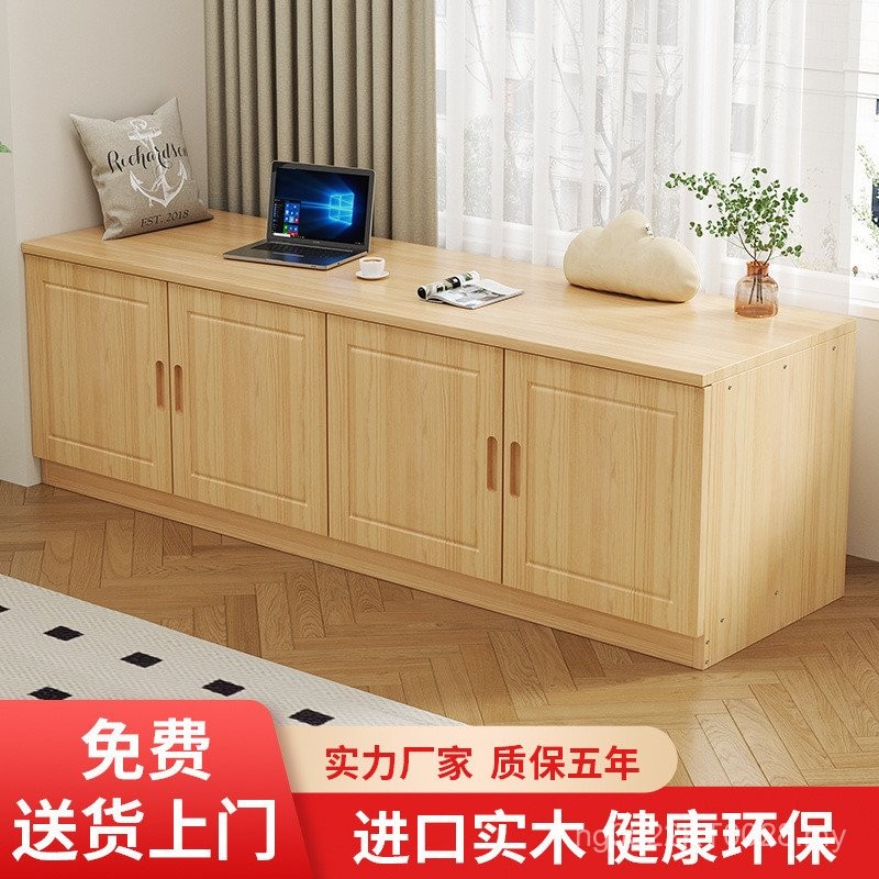 Storage Storage Cabinet Floor Cabinet Pine Bay Window Cabinet T Sill ...