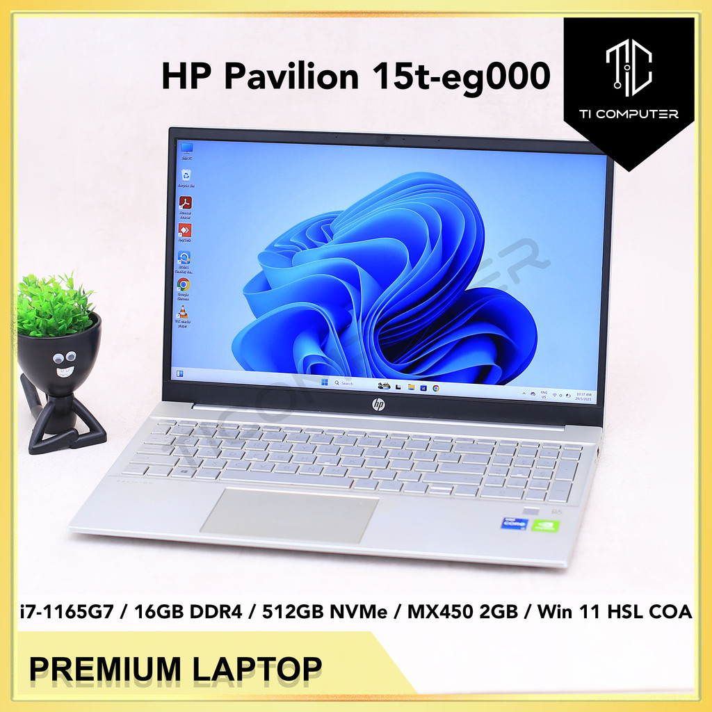 HP Pavilion 15t-eg000 Intel Core i7-1165G7 16GB DDR4 RAM 512GB NVMe SSD ...