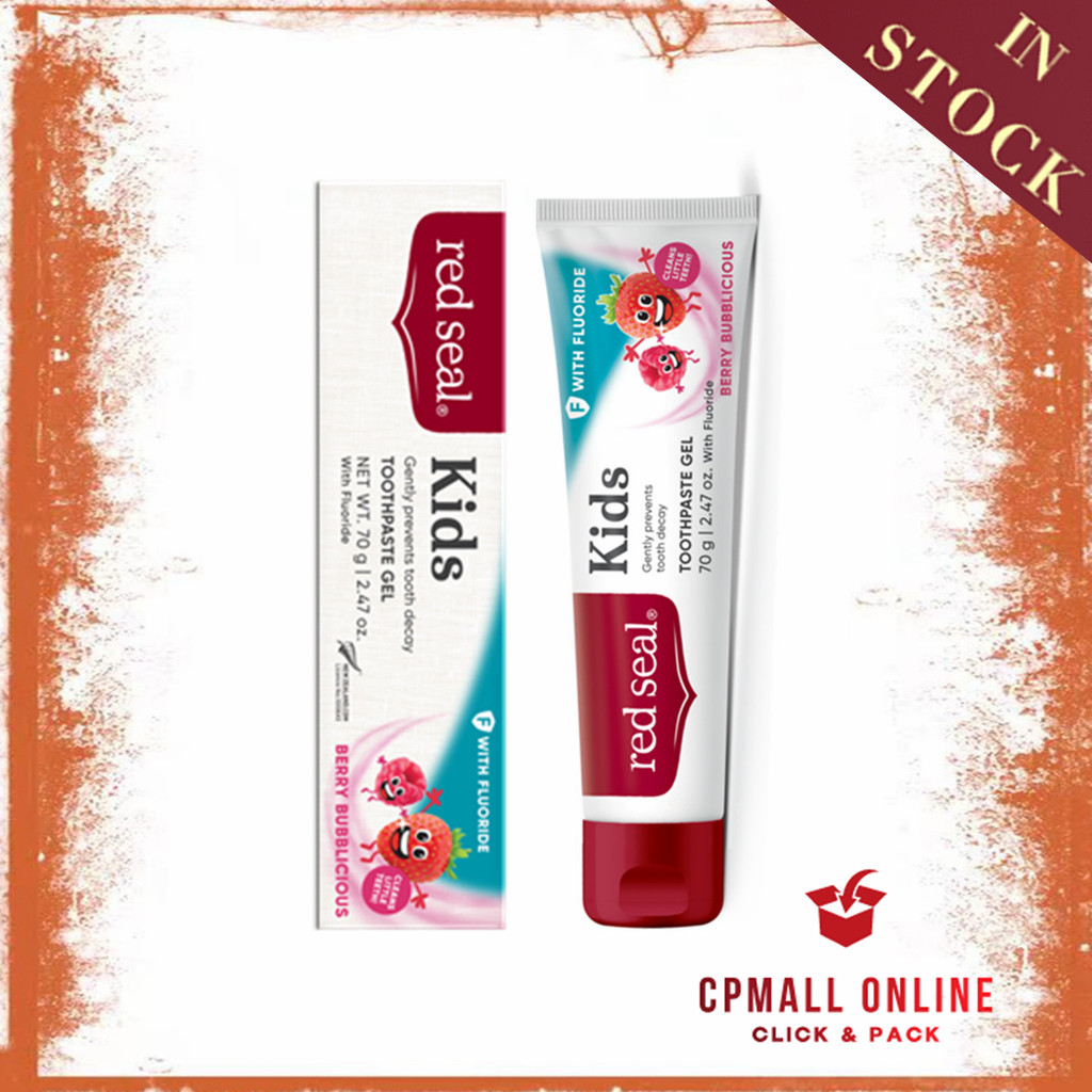 [Expiry Date: 01/28] Red Seal Kids Toothpaste Gel Gently Prevent Tooth ...