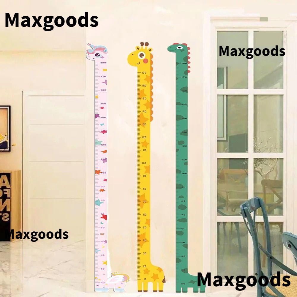 MAXGOODS Height Measuring Ruler Stickers, Kids Room Kindergarten ...