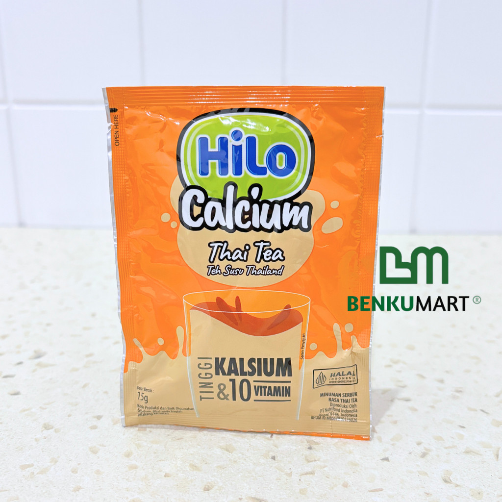 [RENCENG] HiLo Thai Tea 10 Sachets - Powdered Drink (10 x 15 gr ...