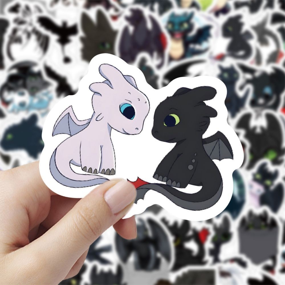 Stickers 60pcs Toothless Diy Sticker for Kids Gifts How To Train Your ...