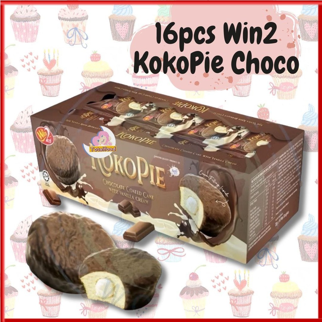 Win2 Kokopie Chocolate Coated Cake With Vanilla Cream 16’s (TTF ...