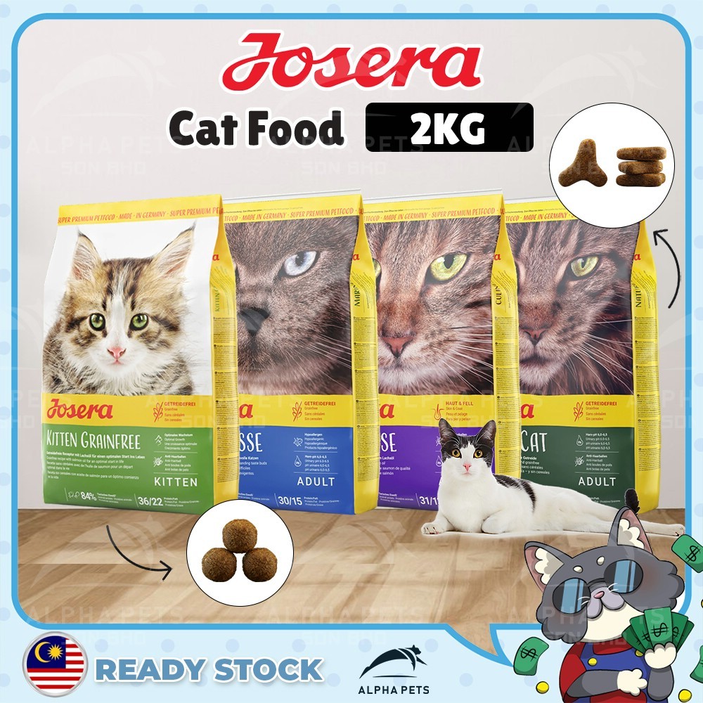 ALPHA PET JOSERA 2kg Adult Cat Dry Food Grain Free Kibbles Marinesse ...