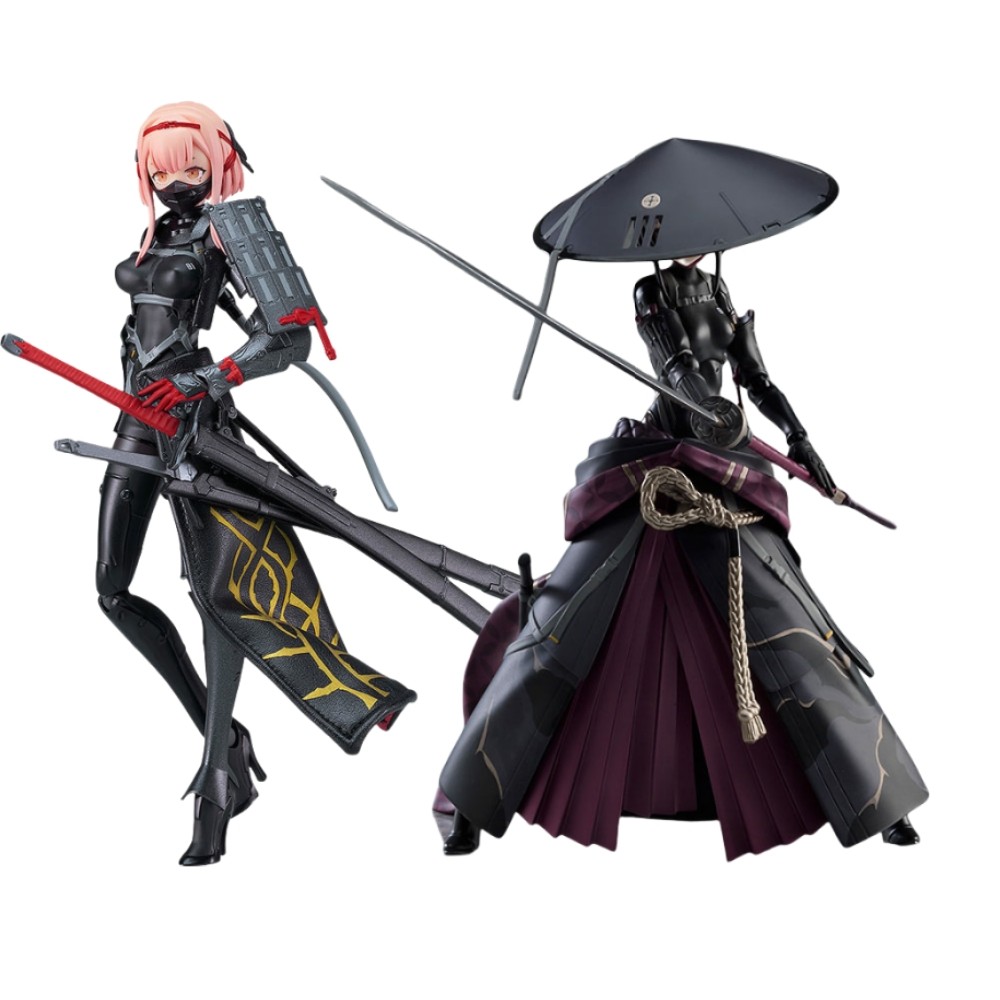 Figma Falslander 549 Ronin and 621 SAMURAI Machine Girl Action Figure ...