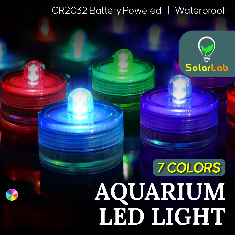Aquarium Mini LED Light Lamp Waterproof Betta Fish Pet Tank Accessories ...