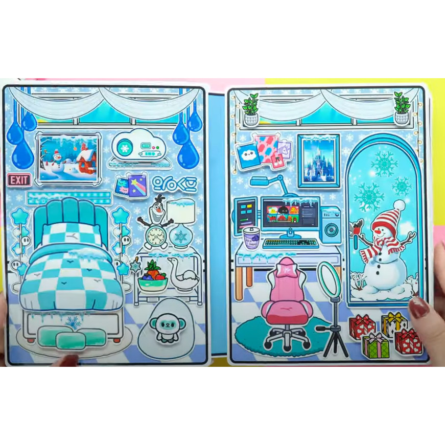 Toca Life World Quiet Book Toca Boca Ice Princess Blind Bag handmade ...
