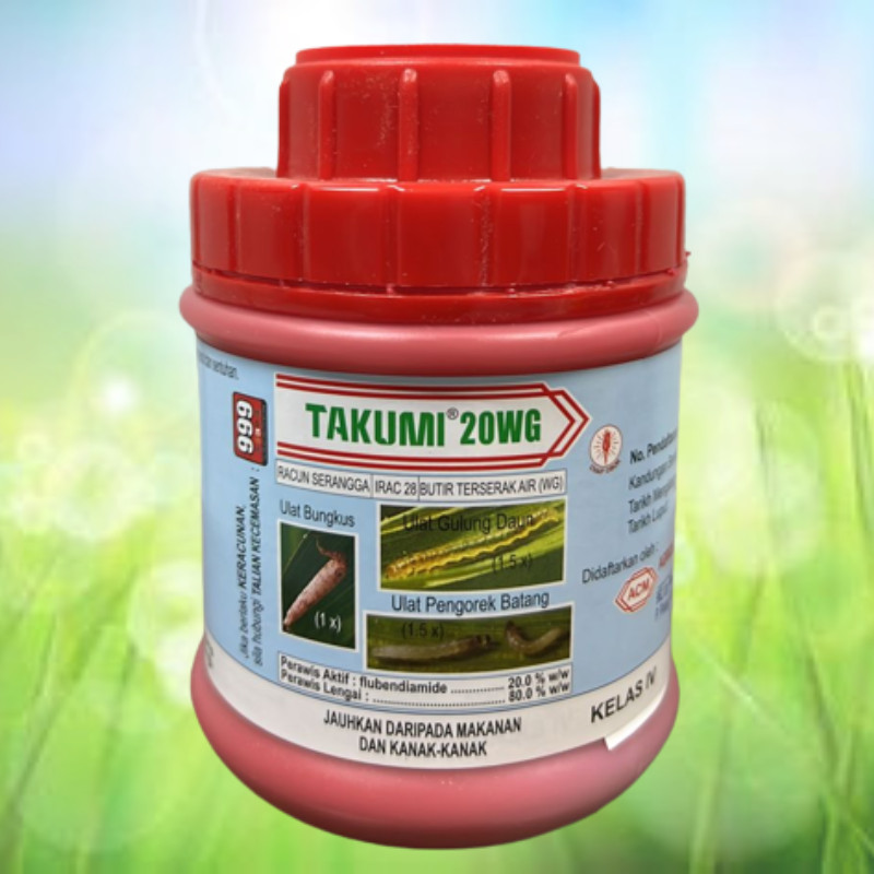 [ORIGINAL] 250g TAKUMI 20WG ACM RACUN SERANGGA / RACUN ULAT FLUBENDIAMIDE 20% | Shopee Malaysia