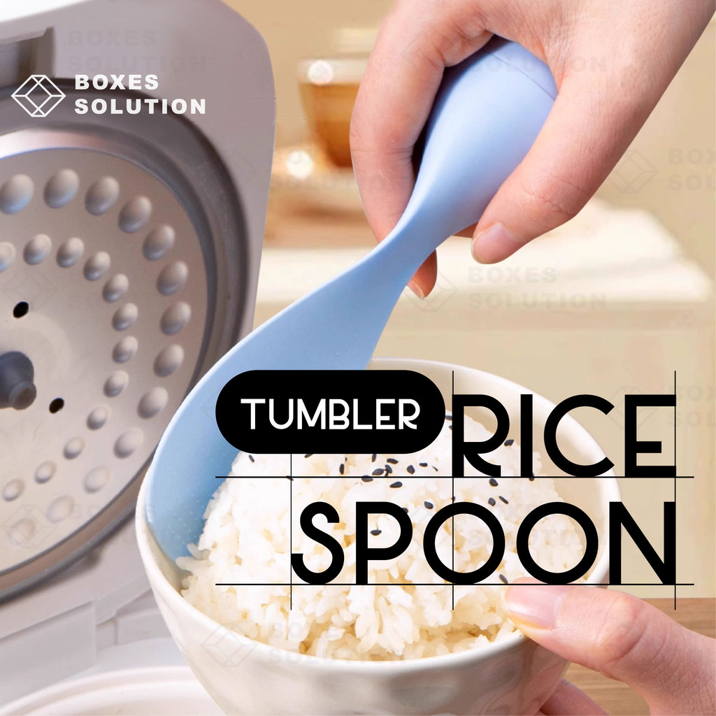 VBS Tumbler Rice Spoon Non-Stick Rice Kitchen Standable Rice Spoon ...