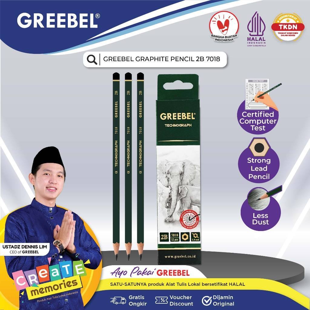 Greebel 7018 Drawstring Pencil / Writing Pencil / Graphite Pencil ...