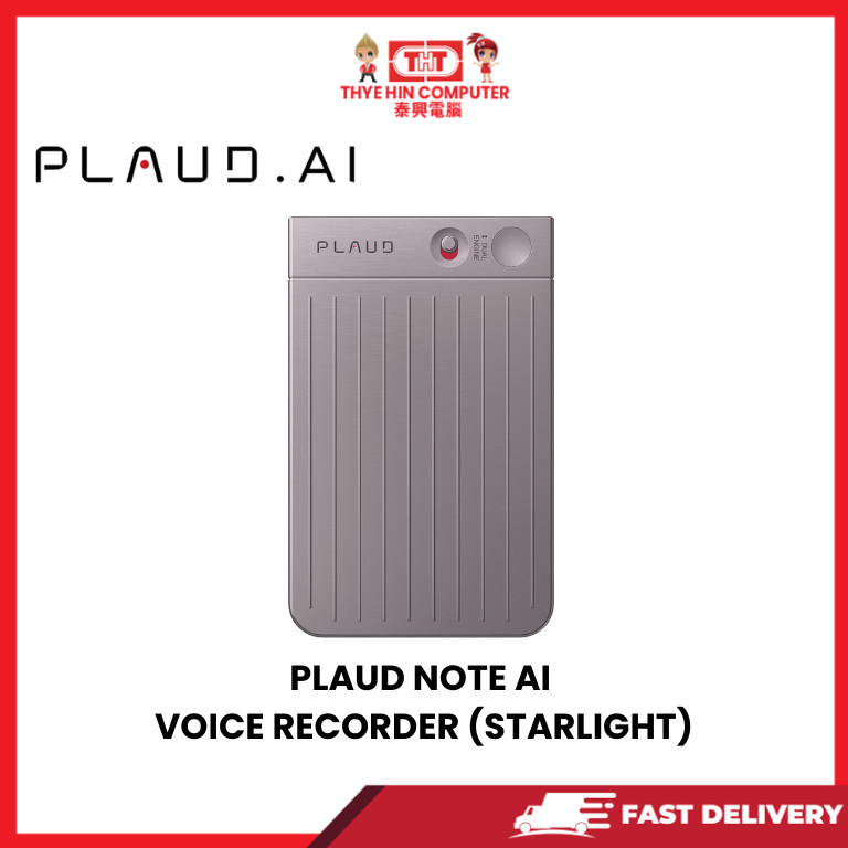 PLAUD NOTE AI RECORDER (STARLIGHT) | Shopee Malaysia