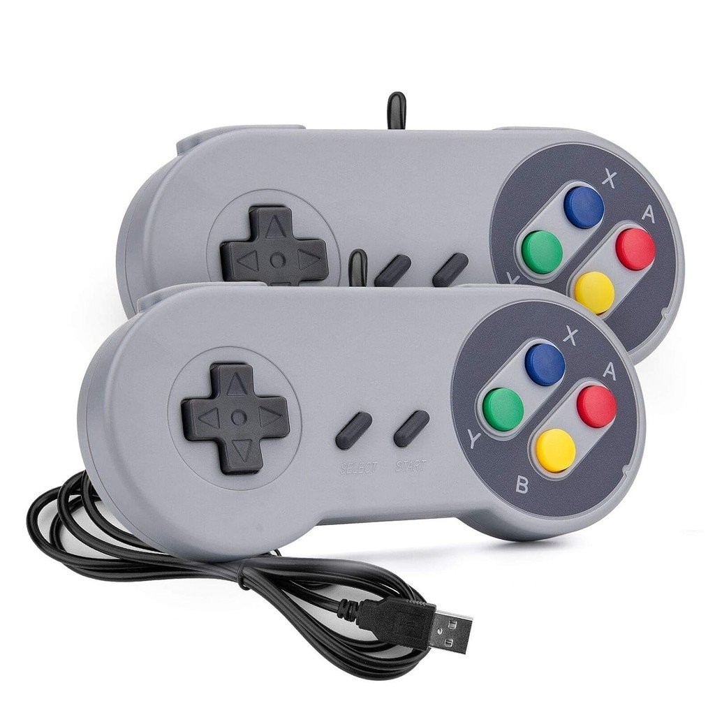 Rii Game Controller, SNES Retro USB Controller for Retro Gaming, Super ...