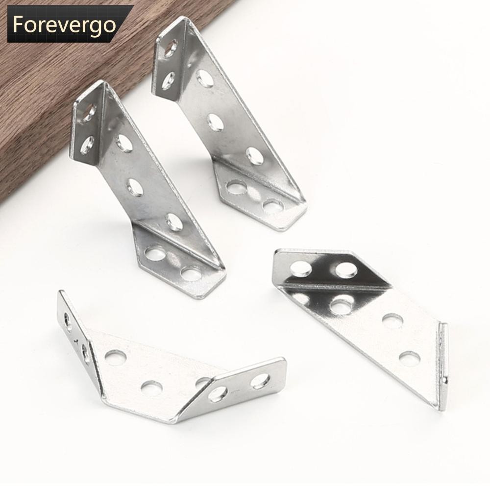 FOREVERGO Corner Brackets Stainless Steel 3-Sided Furniture Corner ...
