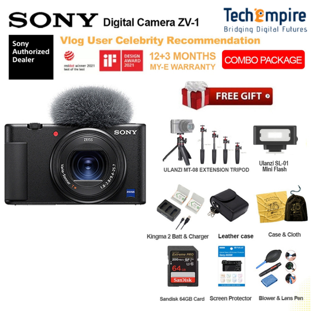Sony Digital Camera ZV-1 Sony ZV1 [Register Online Extra 3 Month ...