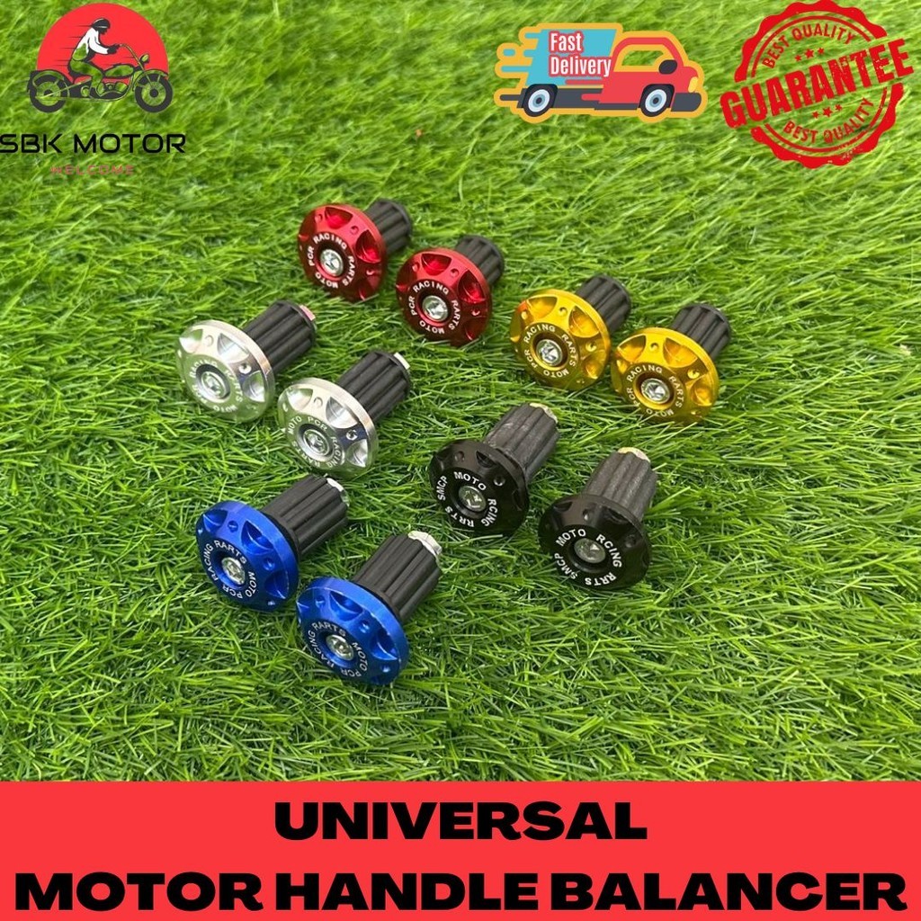 【SBK MOTOR】Penimbang Hujung Handle Motor Universal | CNC Anti-Getaran ...