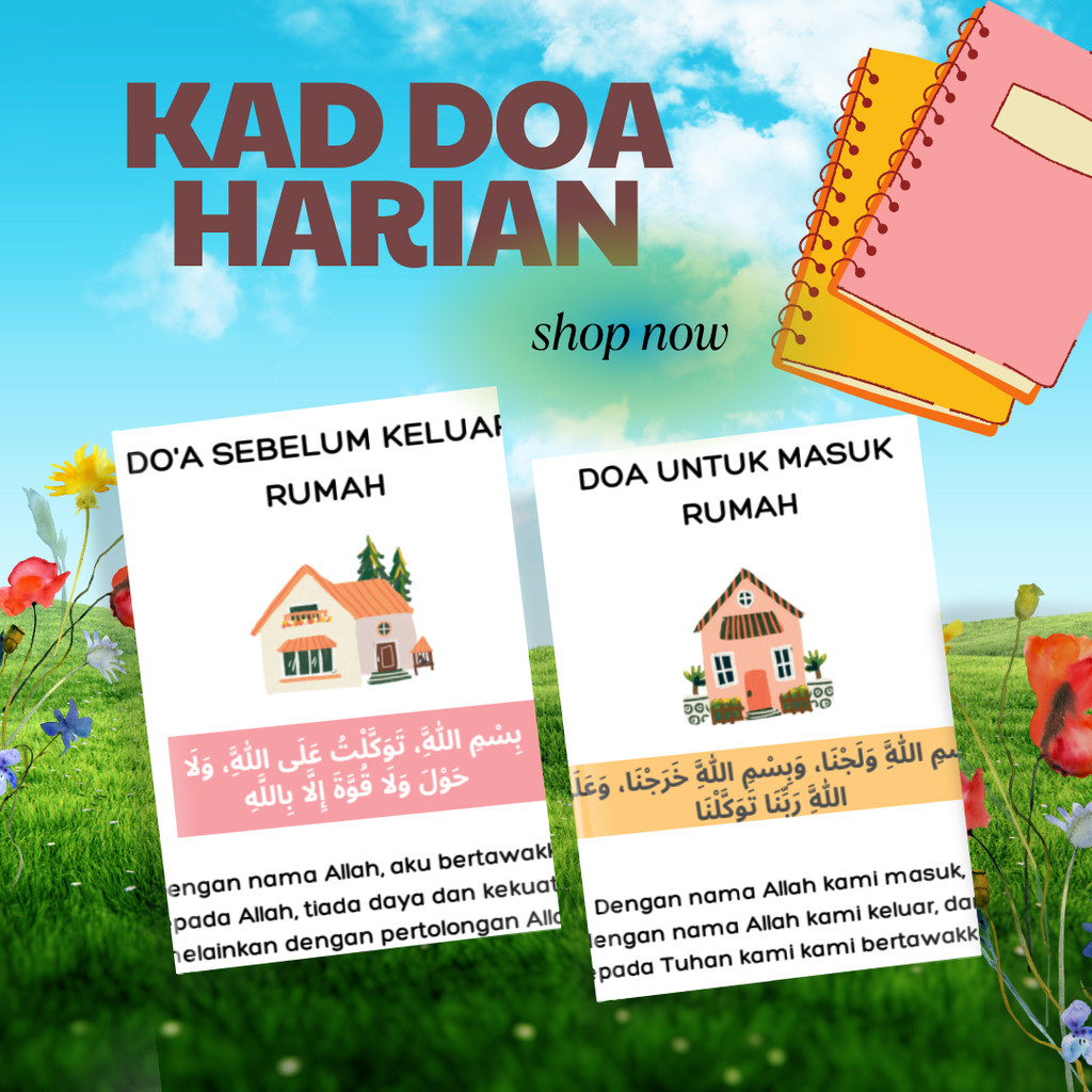 PDF [softcopy] Doa Harian Untuk Kanak-kanak | Flashcard Poster Aktiviti ...