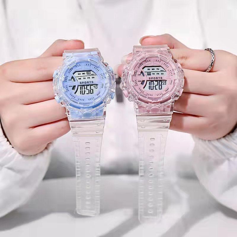 Student Watch Transparents Strap Watch for Student Boys Girls School ...