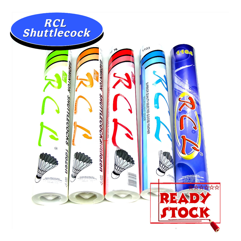 RCL Badminton Shuttlecocks/ Bulu Tangkis RCL Shuttlecock 1101 / 1102 ...