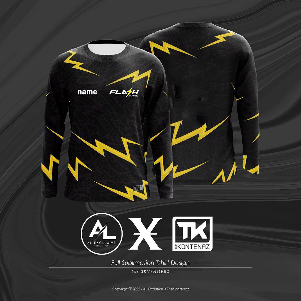 Flash Express Sublimation Tshirt Baju Microfiber Jersi | Shopee Malaysia