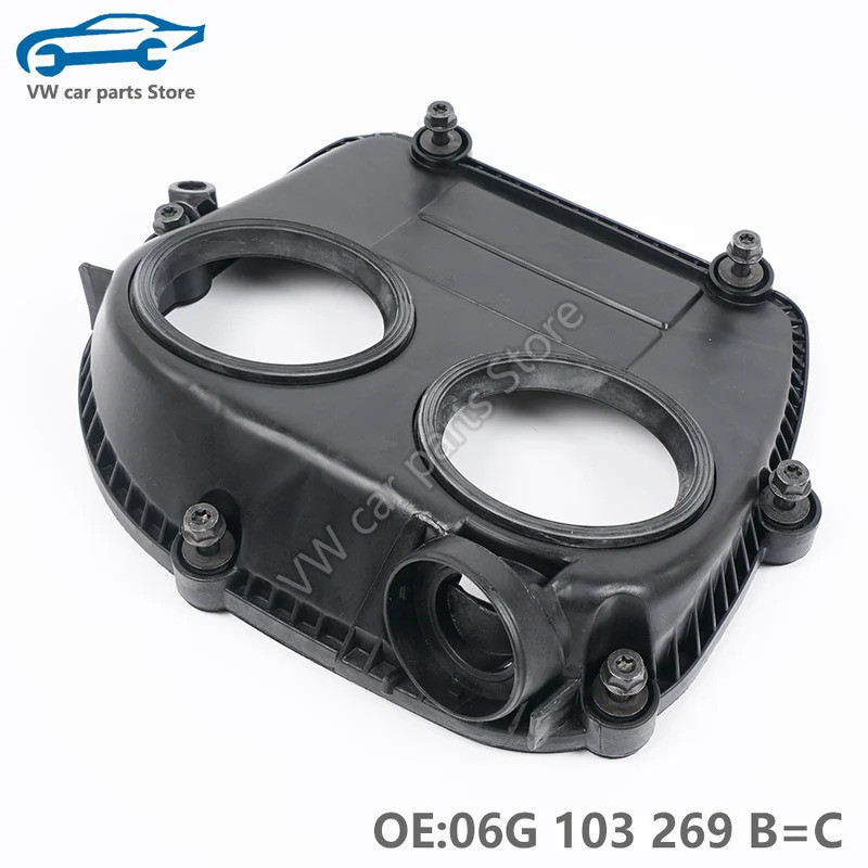 06K103269 Upper Engine Timing Case Cover With Gasket Set For VW Golf ...