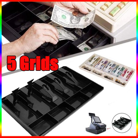 Cashier's Money Drawer / Money Cash Tray 5 Dividers Cash Tray/Cash ...