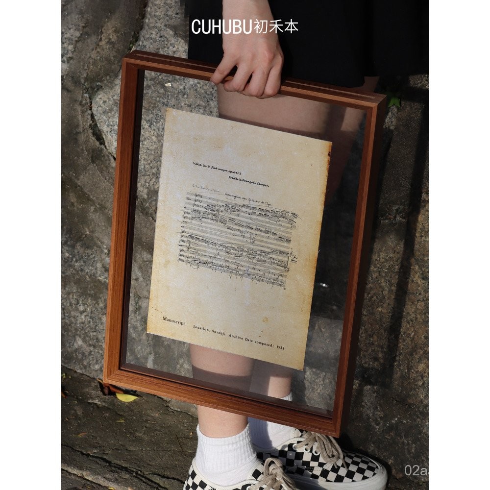 Double-Sided Transparent Picture Frame A4 Table Embossed Frame Specimen ...