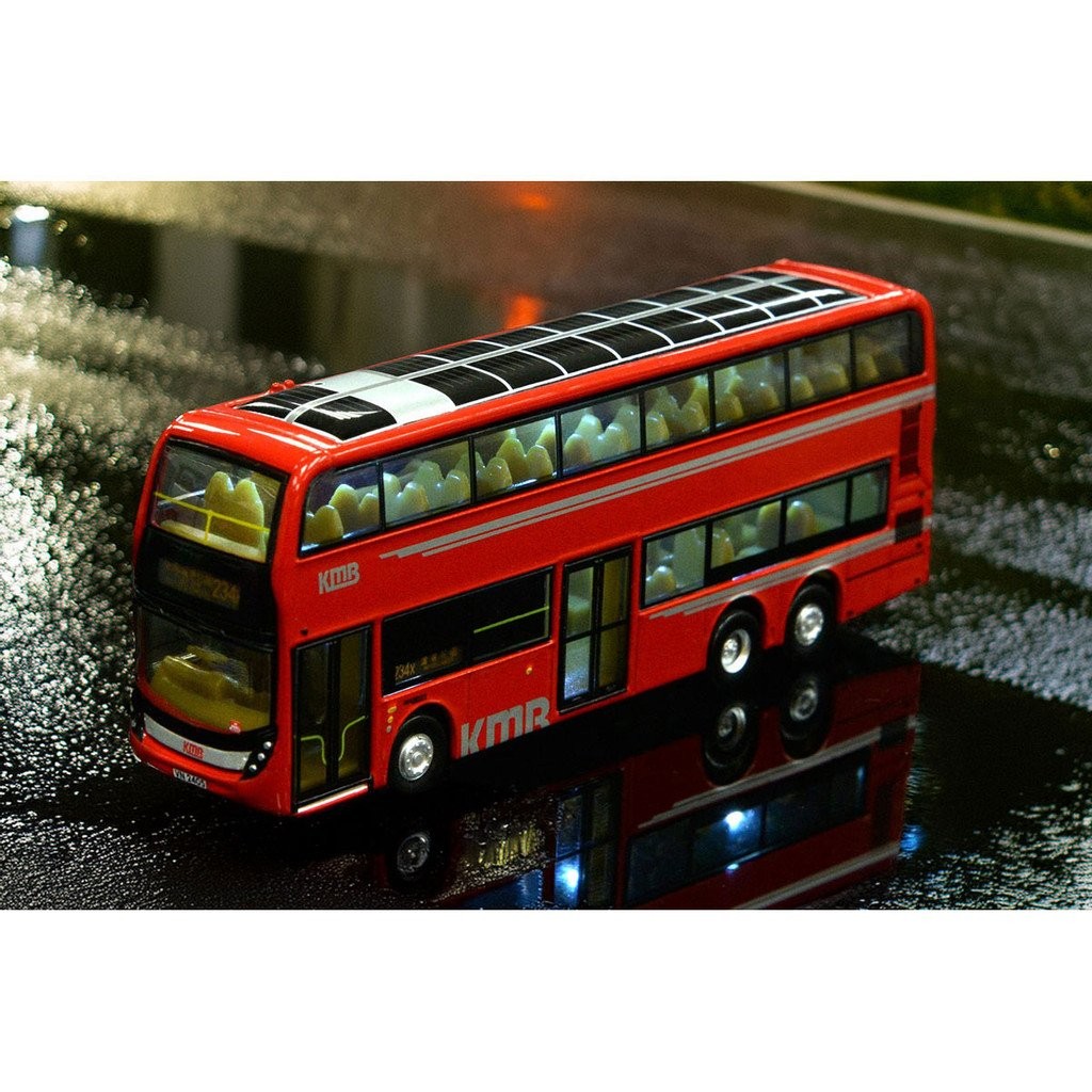 [925HOT] Tiny Micro Shadow KMB ADL E500 MMC (234X) Solar Panel Lighting Double-Decker Bus Alloy ...