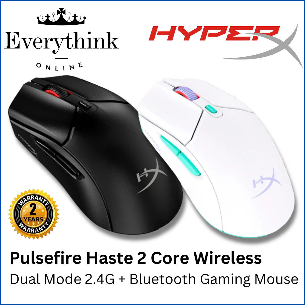 HYPER-X HYPERX PULSEFIRE HASTE 2 CORE WIRELESS GAMING MOUSE MICE WITH ...