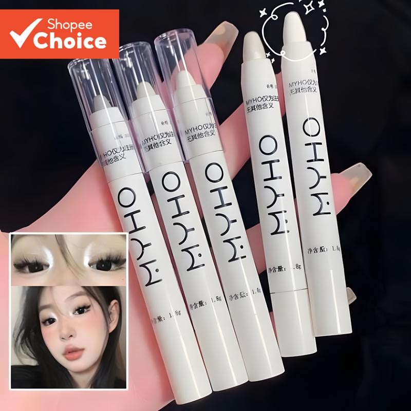 Pearl-Infused Matte Highlighter Stick - Waterproof Brightening for Eyes ...