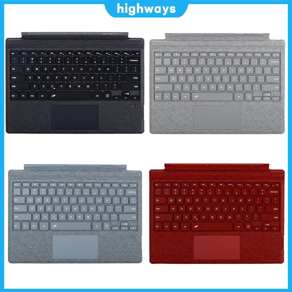 Type Cover Keyboard 7 Colors Backlight Bluetooth-Compatible Trackpad ...