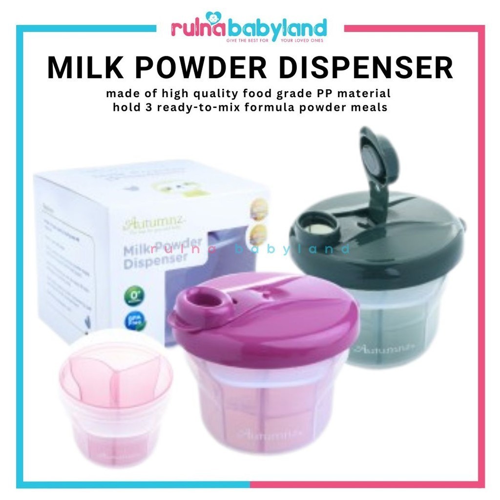 AUTUMNZ MILK POWDER DISPENSER - ARMY GREEN / PINK | Shopee Malaysia