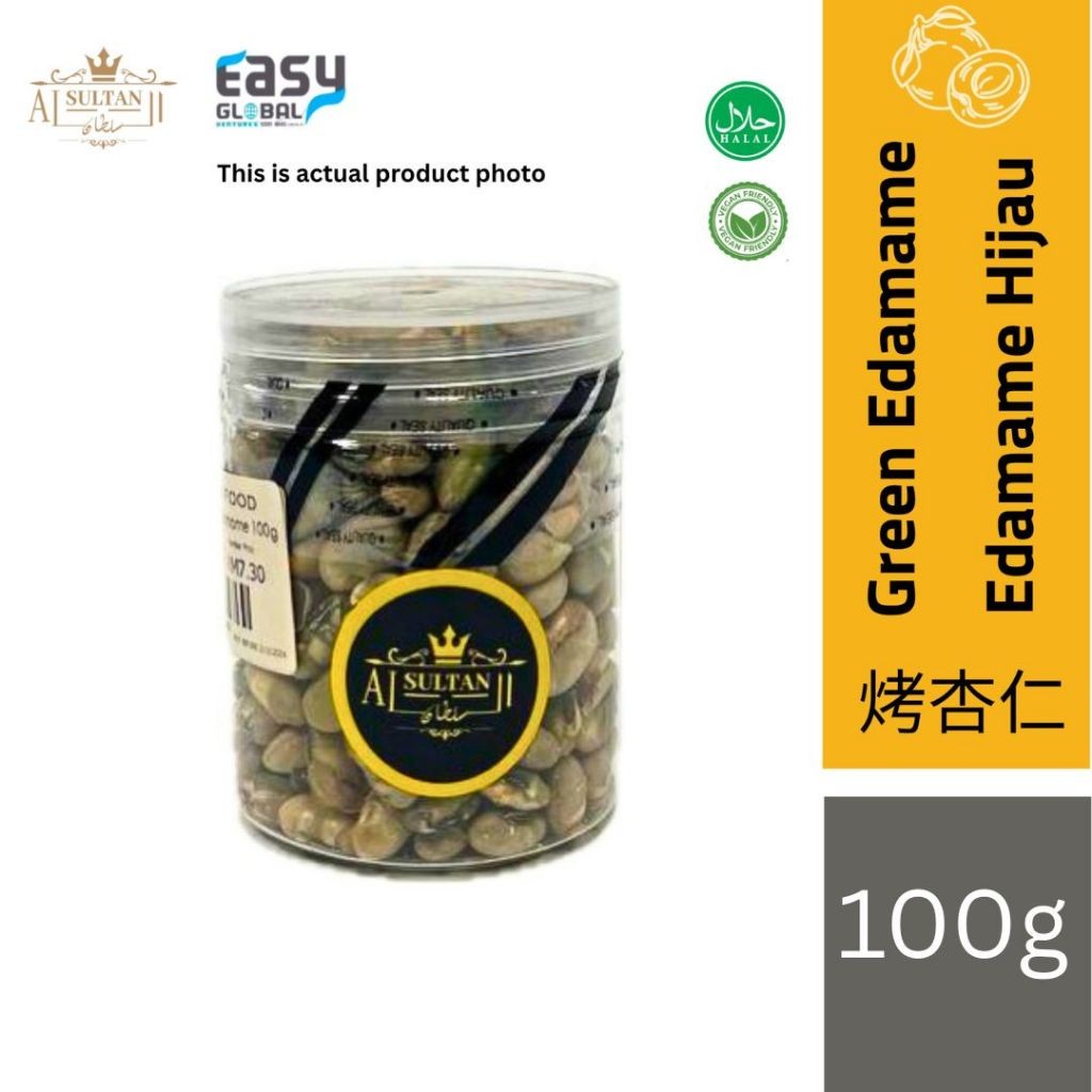 Roasted Green Edamame | Kacang Edamame Hijau 100g | Shopee Malaysia