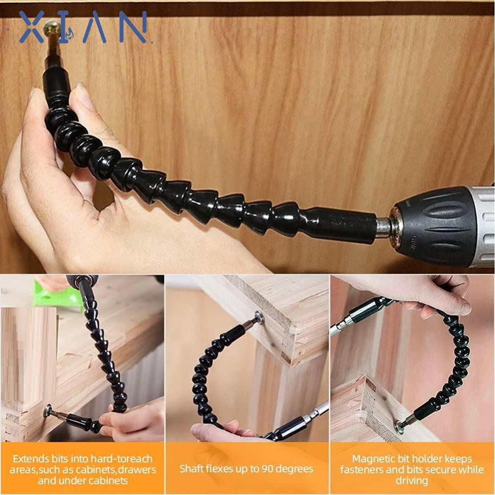 XIANEE 12pcs Right Angle Screwdriver, Black. Screwdriver Drill Bit ...