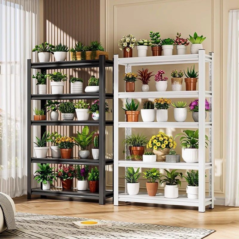 MOOM 3/4/5 Layers Rak Besi Bertingkat 60-120CM Metal Rack Shelf High ...