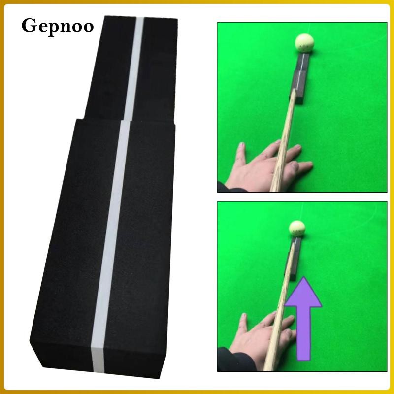 Gepnoo Billiards Stroke Trainer Portable Pool Cue Aiming Helper for ...