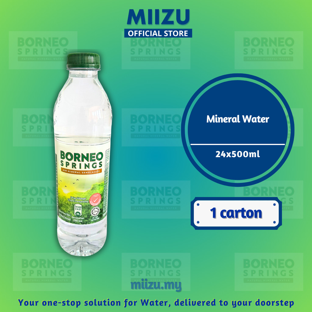Borneo Springs Mineral Water 24x500ml | Shopee Malaysia