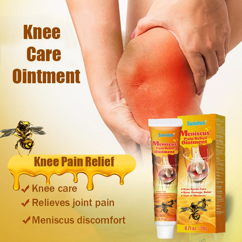 Sumifun Bee Venom Cream Knee Pain Relief Ointment 20g, Soothing Relief Of Reduce Pain and ...