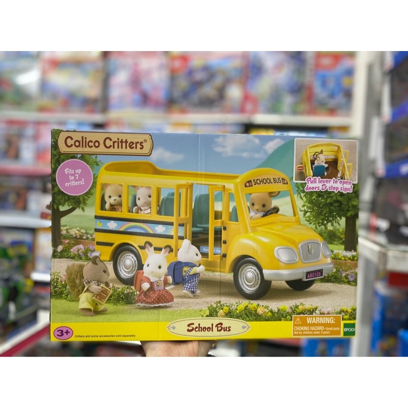 Calico Critters School Bus, Toy Vehicle for Dolls | Shopee Malaysia