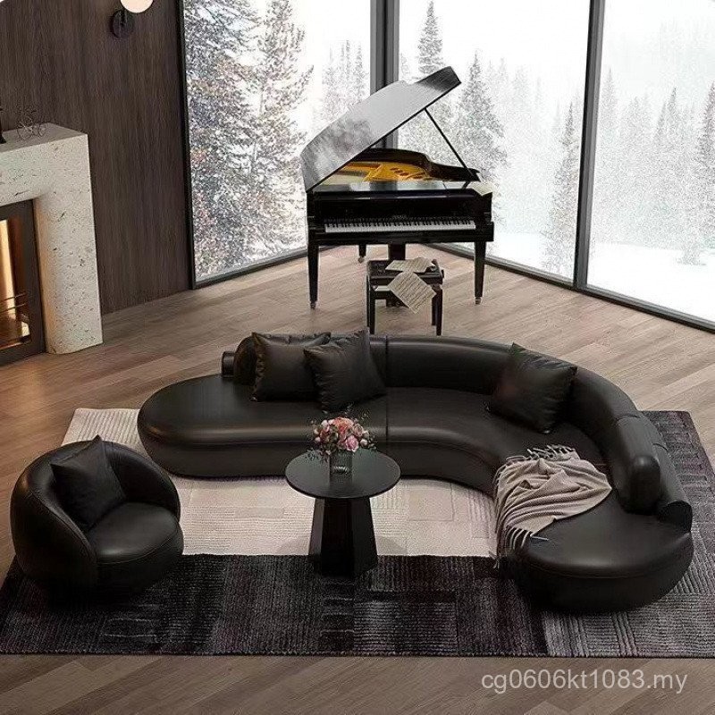Sofa Corner Casual Curved Sofa Right Angle l-Shaped Sofa Italian Sofa ...