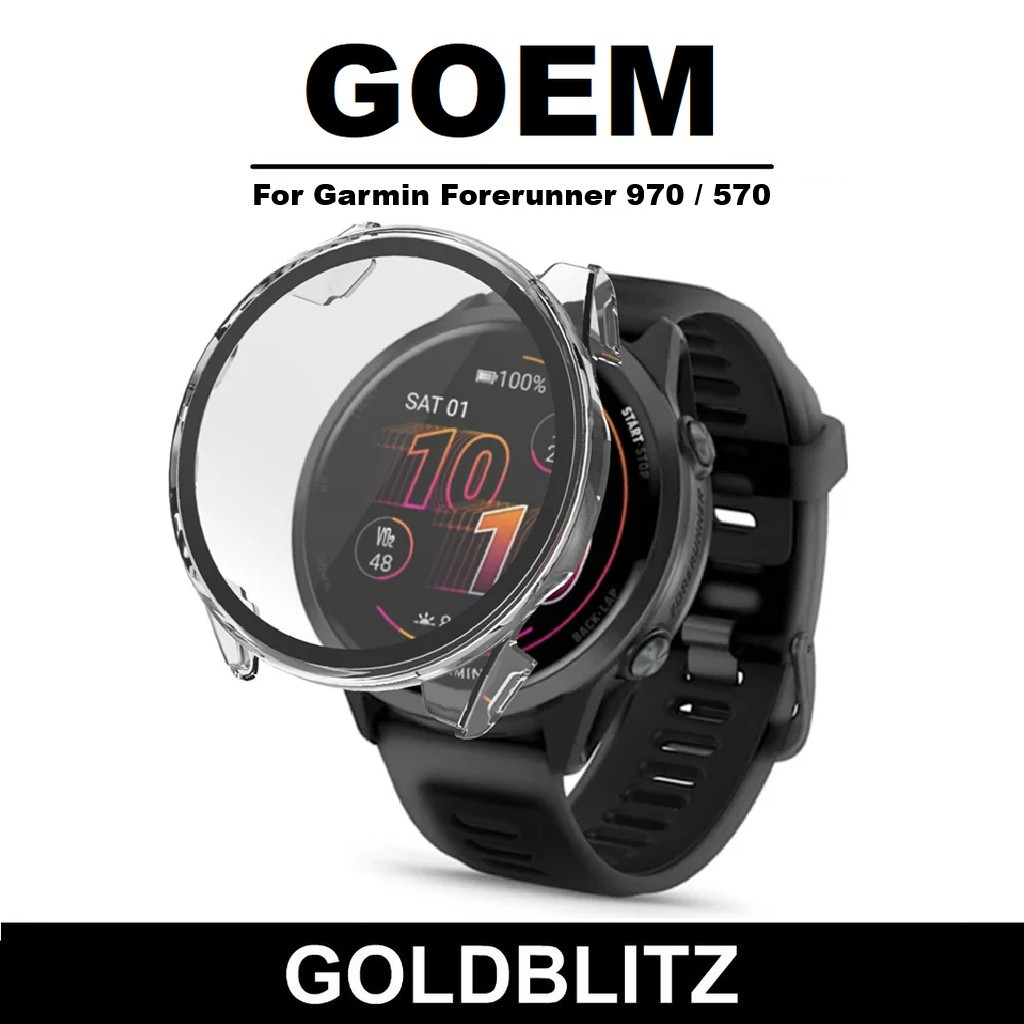 GOEM Protective Case For Garmin Forerunner 570 970 Cover Hard Housing ...