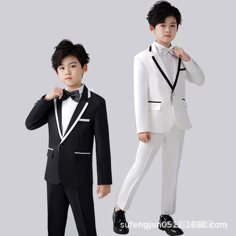 24 Hours Delivery Children Suit Handsome British Style Flower Girl ...